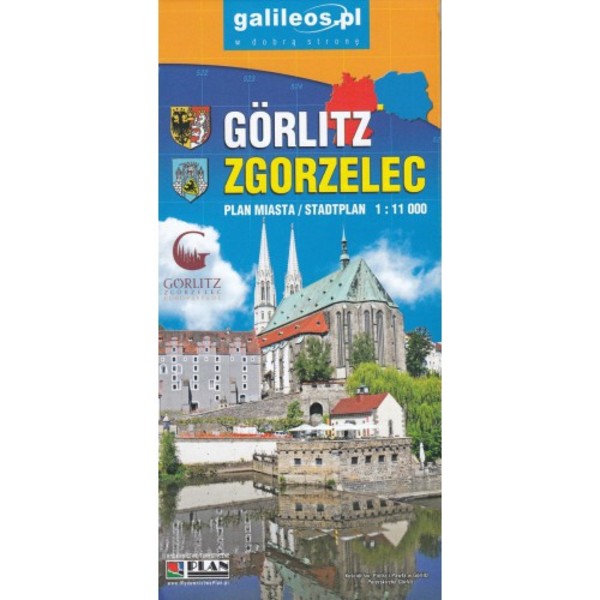 Gorlitz City map / Zgorzelec Plan miasta + Powiat Zgorzelecki Skala: 1: ...