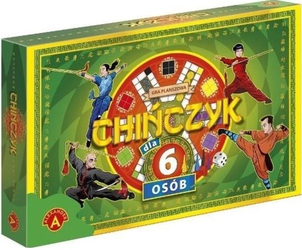 Gra Chińczyk dla 6 osób - gra planszowa Alexander | Sklep Gandalf.com.pl
