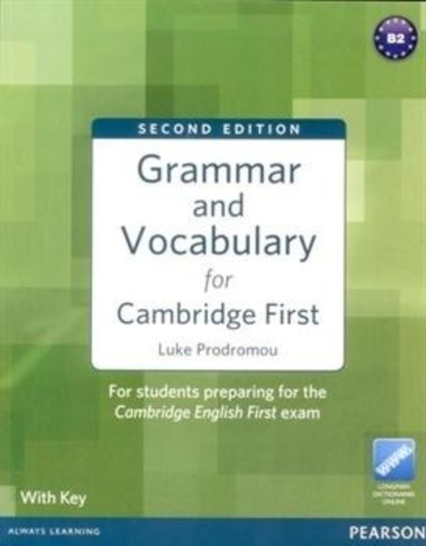 Grammar & Vocabulary for Cambridge First 2Ed + key (z kluczem) - Luke ...
