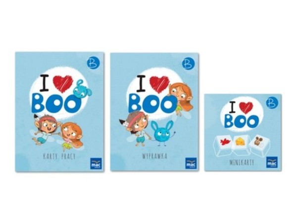 I love Boo. Poziom B Pakiet - MAC EDUKACJA - Podręczniki | Gandalf.com.pl