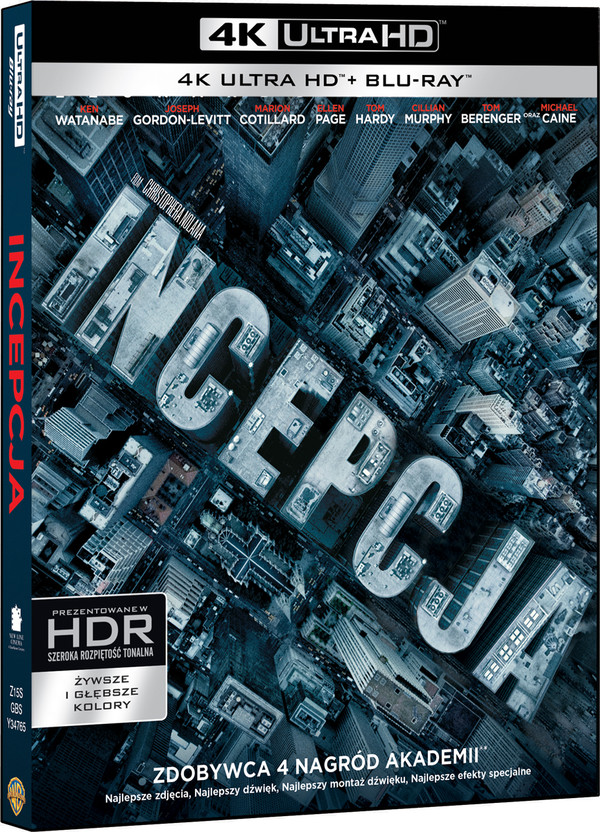 Incepcja (4K Ultra HD) - Film DVD, Blu-ray, 4k | Gandalf.com.pl