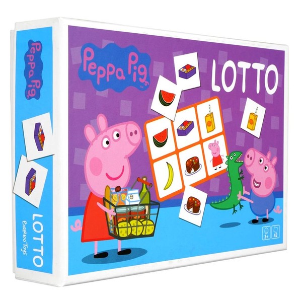 Gra Lotto Świnka Peppa - gra planszowa Barbo Toys | Sklep Gandalf.com.pl