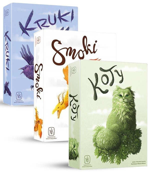 Pakiet: Gra Kruki / Gra - Smoki / Gra Koty - gra planszowa Nasza ...