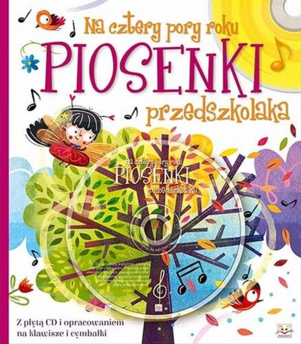 Piosenki na cztery pory roku + CD - Książka | Gandalf.com.pl