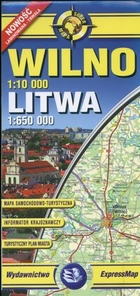 Plan miasta. Wilno / Mapa turystyczna. Litwa - PRACA ZBIOROWA - Książka ...