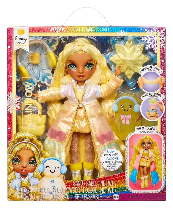 Rainbow High Winter Wonderland Doll - Sunny Yellow | Sklep Gandalf.com.pl
